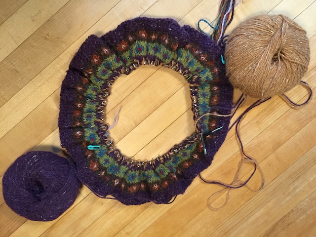 a little knitting project | Nancy Walker Studio